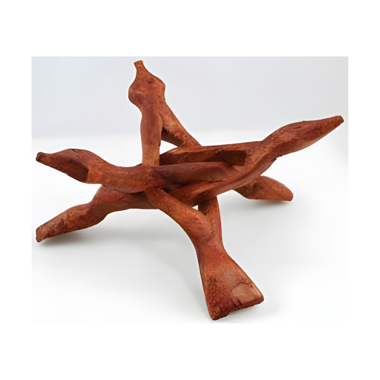 Hand-Carved 3 Legged Wooden Stand for Ash Catchers & Crystals
