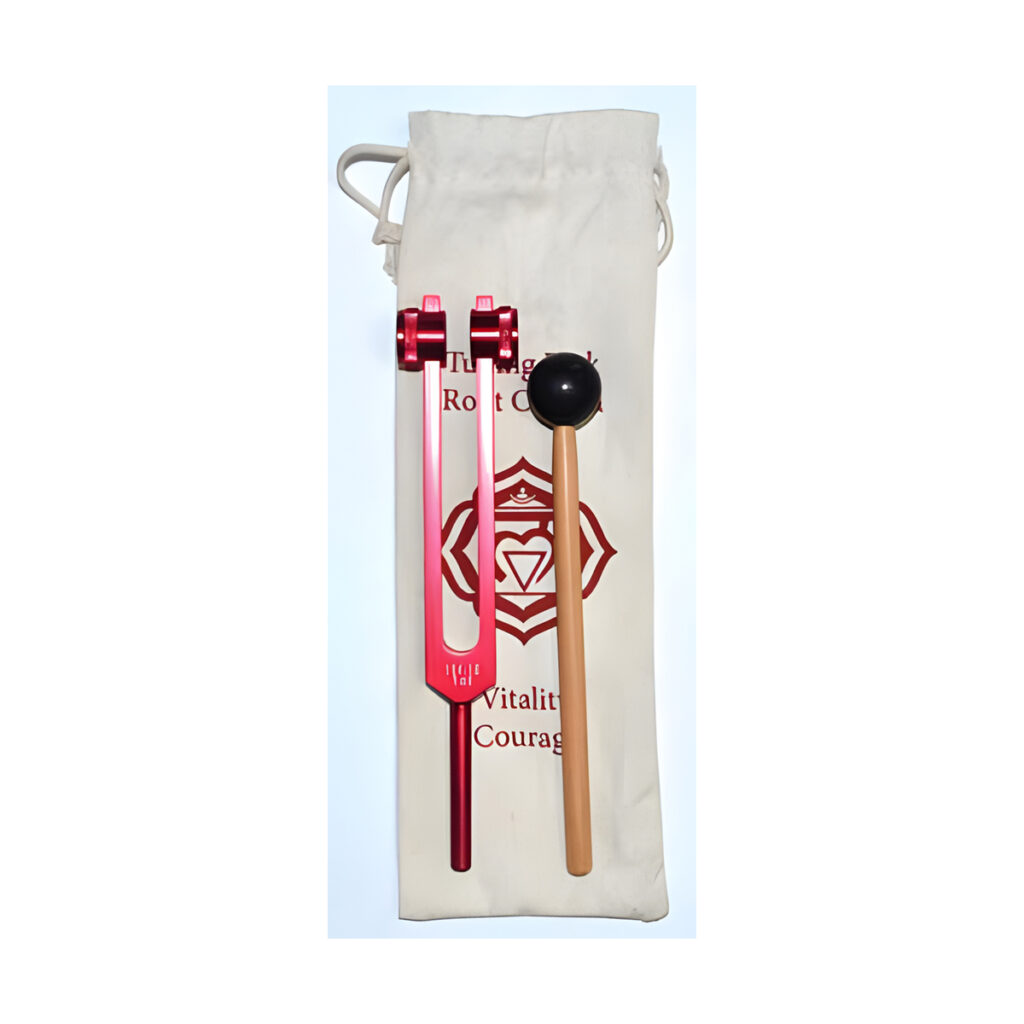 Root Chakra Tuning Fork - 8 1/2" Red Healing Vibration Tool