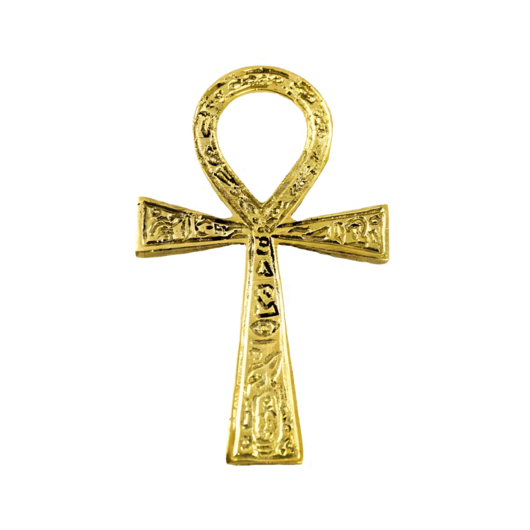 Brass Ankh Symbol - 2 3/8 x 4 Energetic Life Symbol